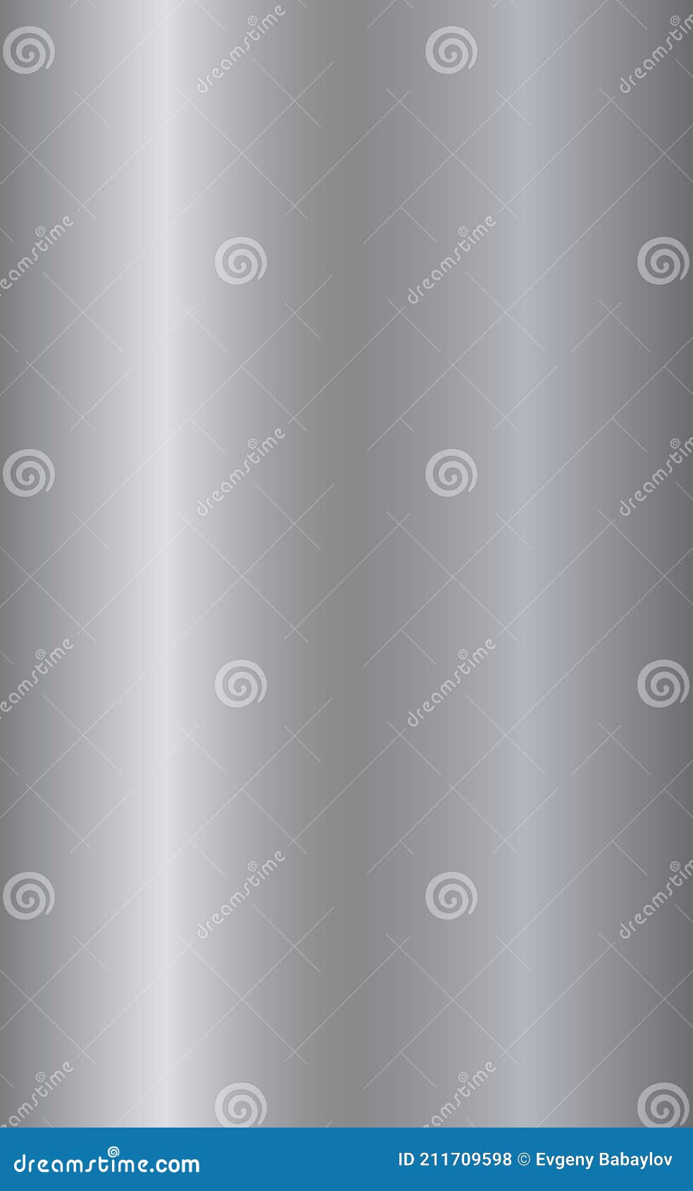 Texture Panorama of Silver Metal with Reflection Stock Illustration ...