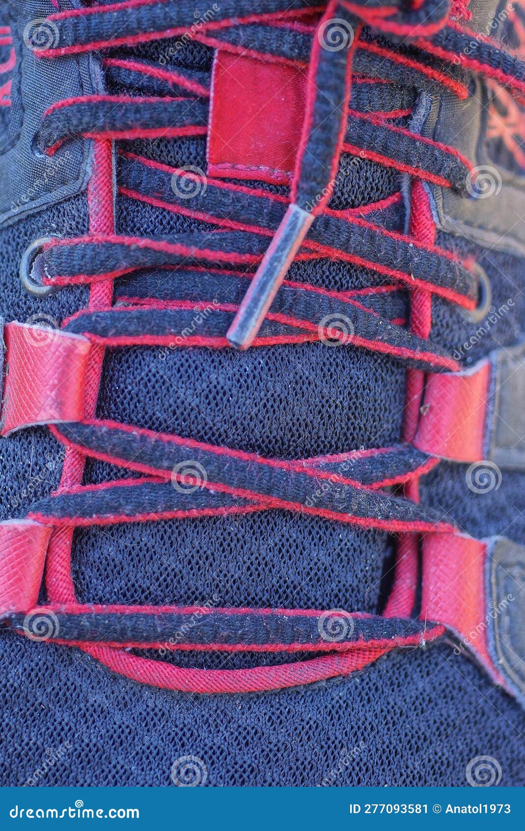 Texture from a Part of a Black Red Sneaker Stock Image - Image of ...