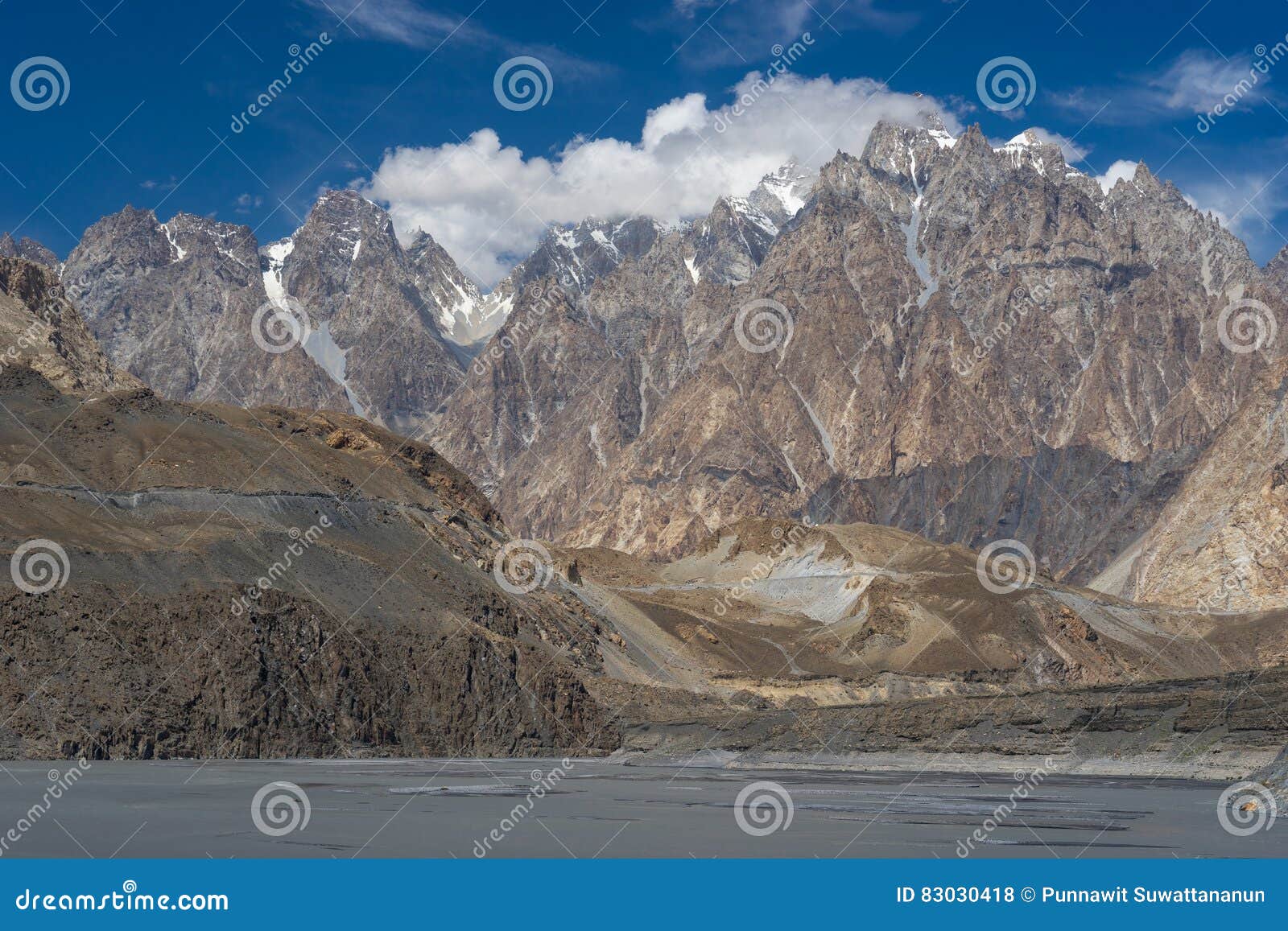 Texture Of Passu Cathedral Peak, Hunza Valley, Gilgit, Pakistan Stock ...