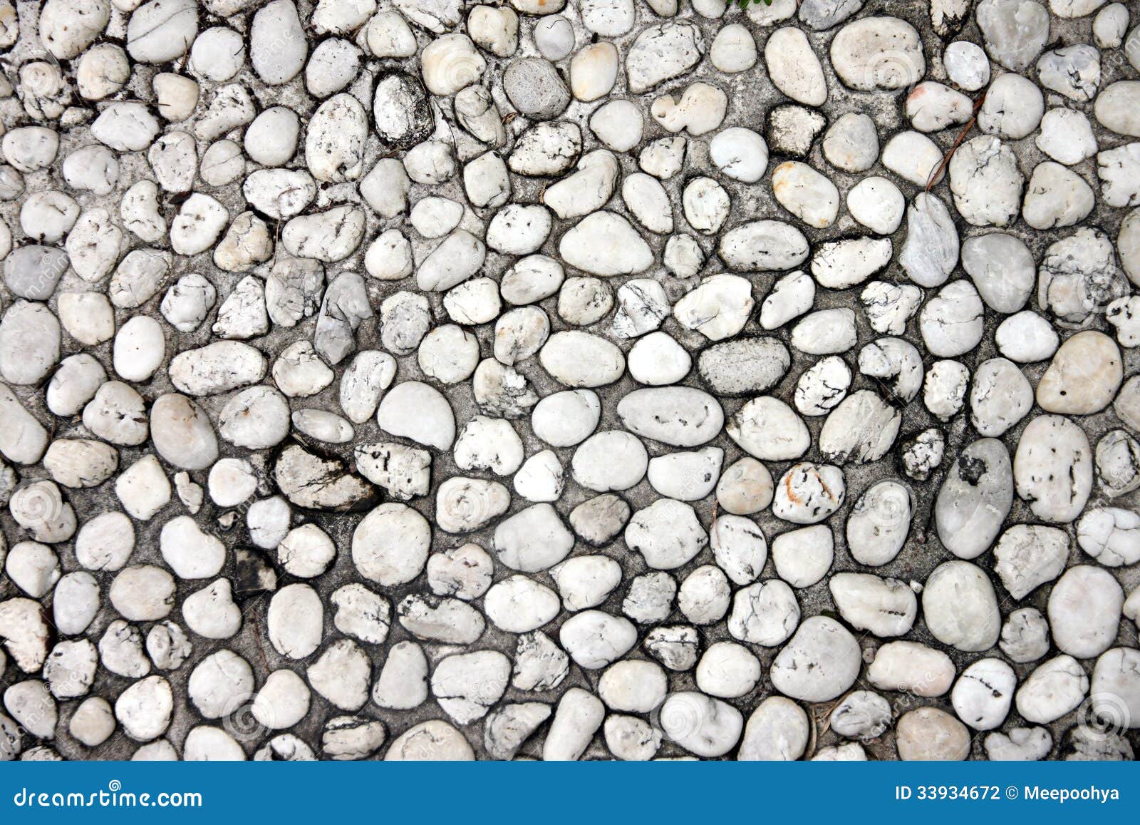 Texture of Pathway Made from White Rock. Stock Photo - Image of ancient ...