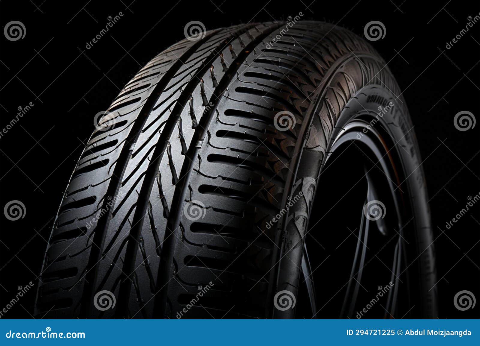 Texture and Pattern of a Car Tire, Up Close and Personal Stock ...