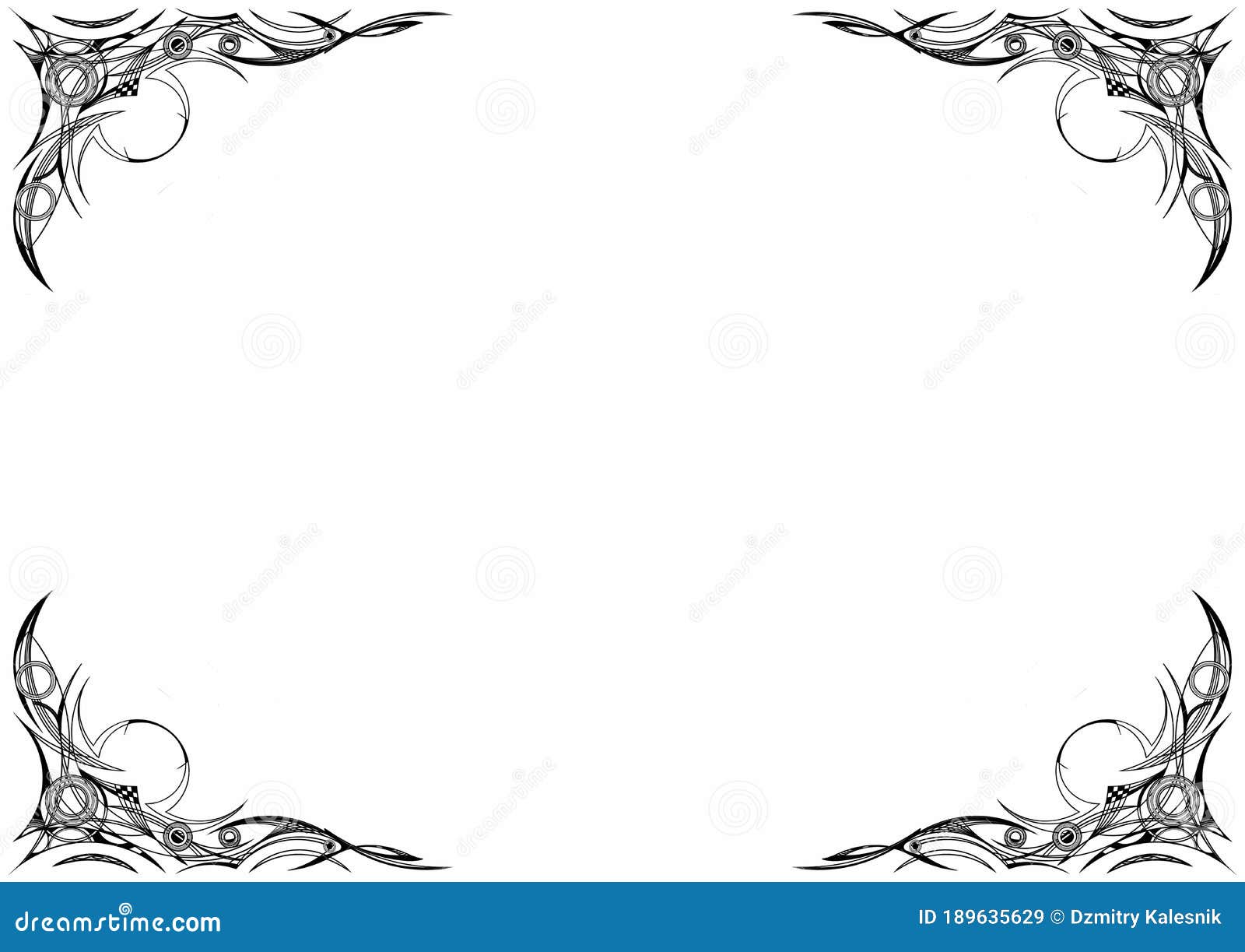 Texture Pattern at the Corners Stock Illustration - Illustration of ...