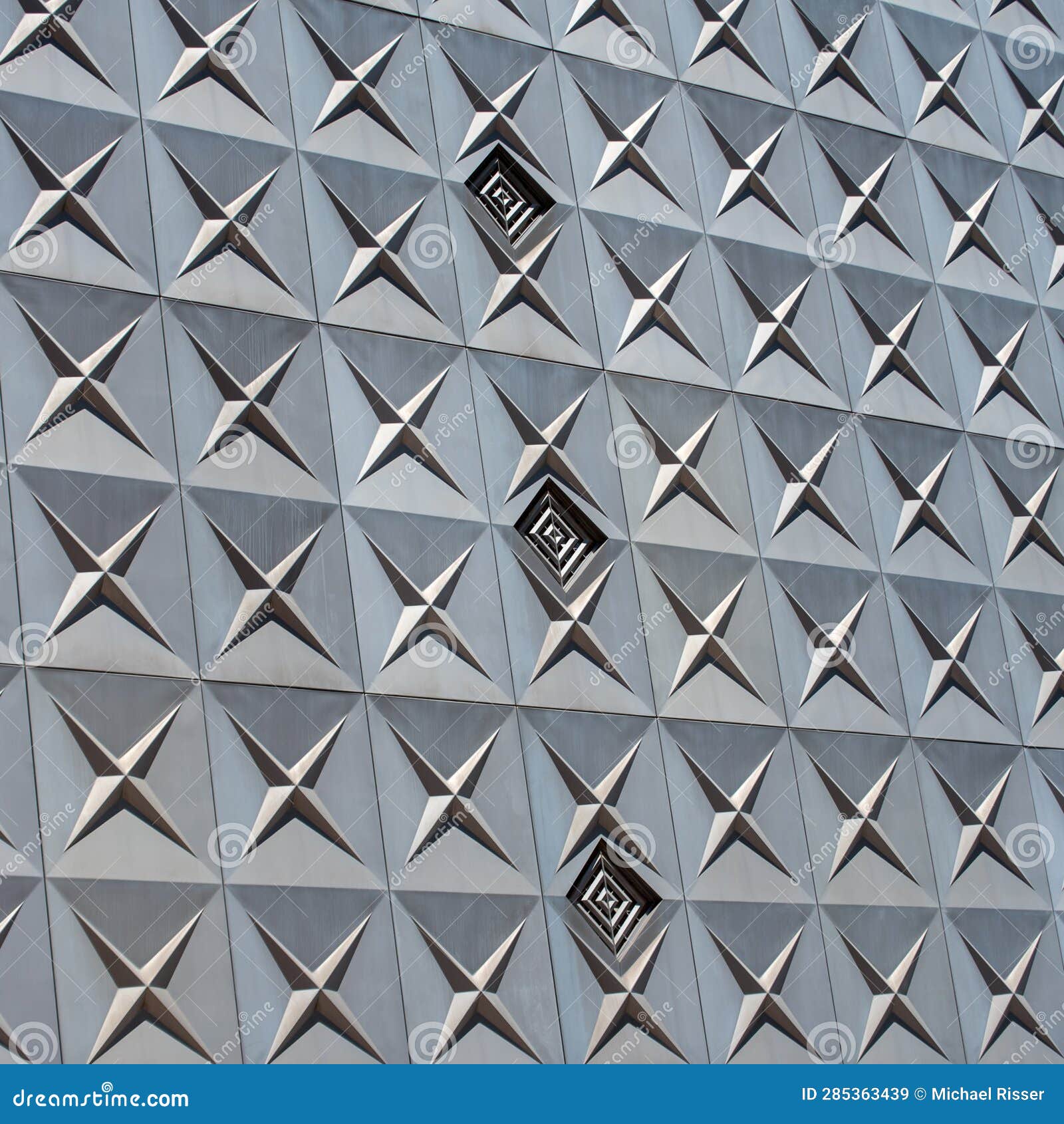 Texture and Pattern on a Downtown Building Editorial Stock Image ...