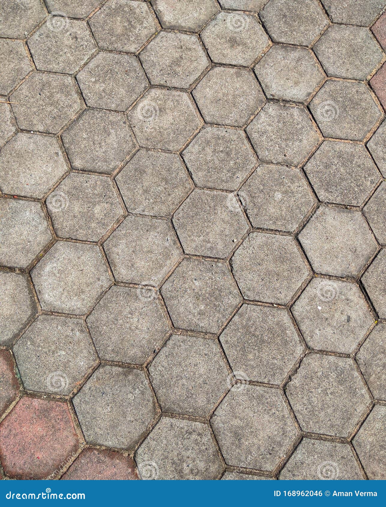 Texture or Pattern on the Floor with Octagon Shape Bricks in Natural ...