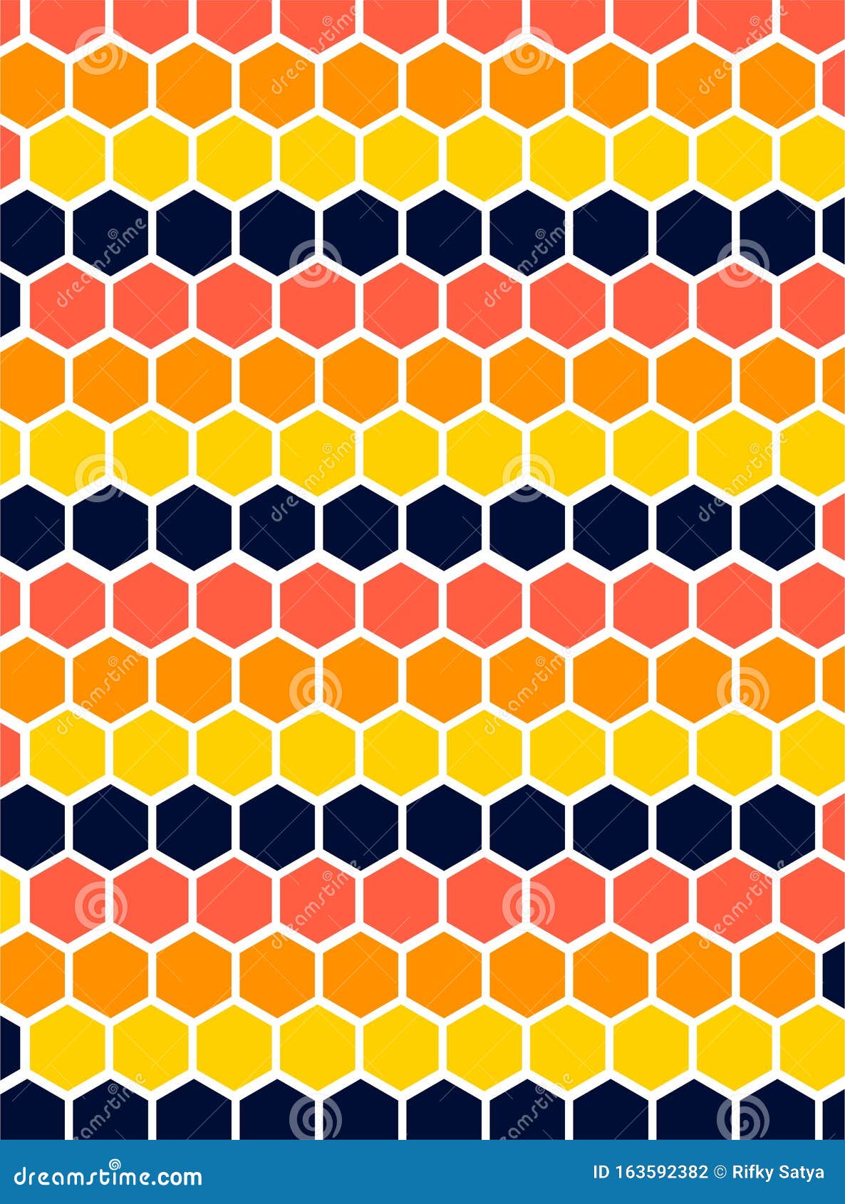 Texture Pattern Hexagon Repetition Solid Color Stock Vector ...