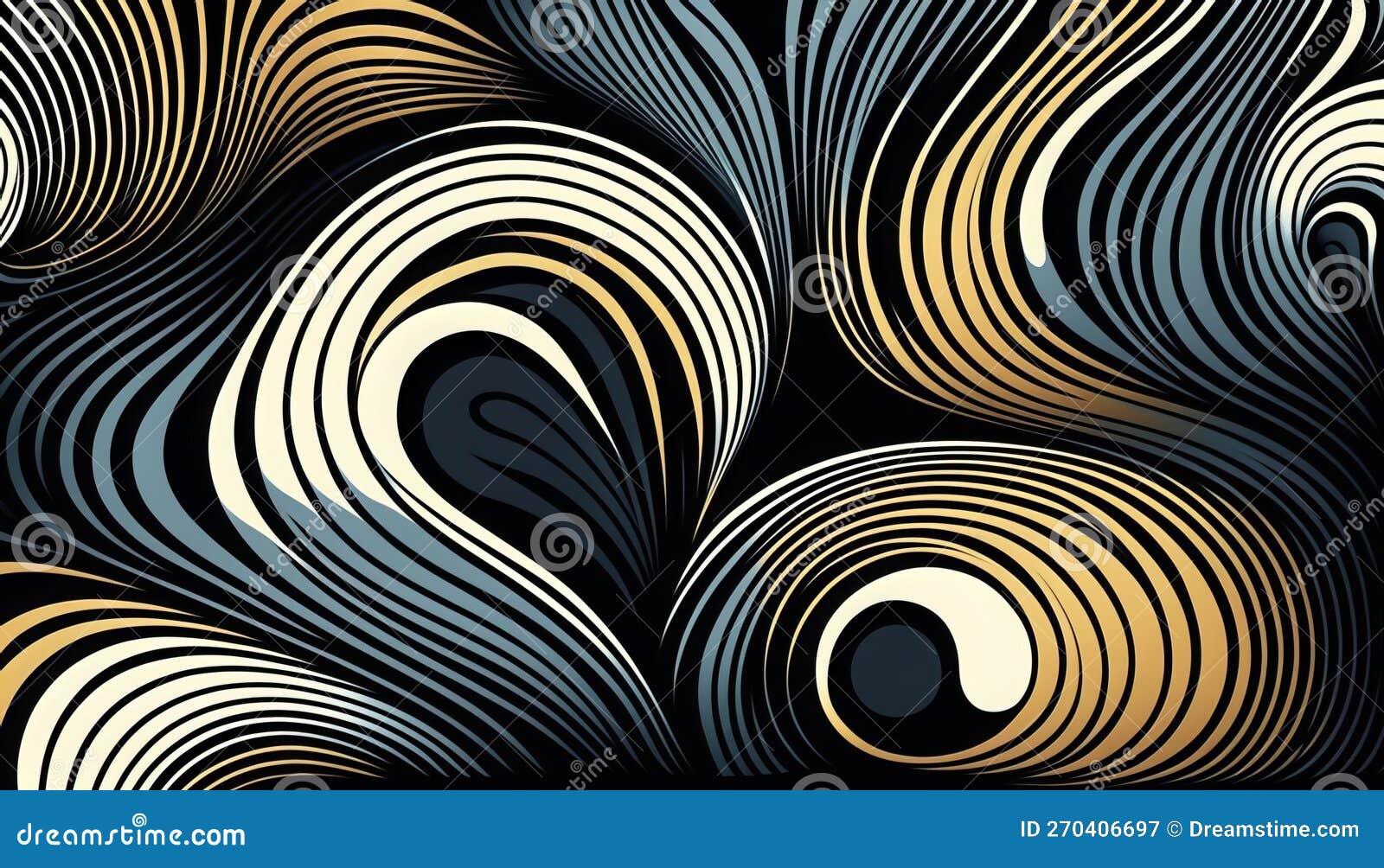 Texture Pattern Minimalist Vector Flow Art. AI Generative. Stock ...