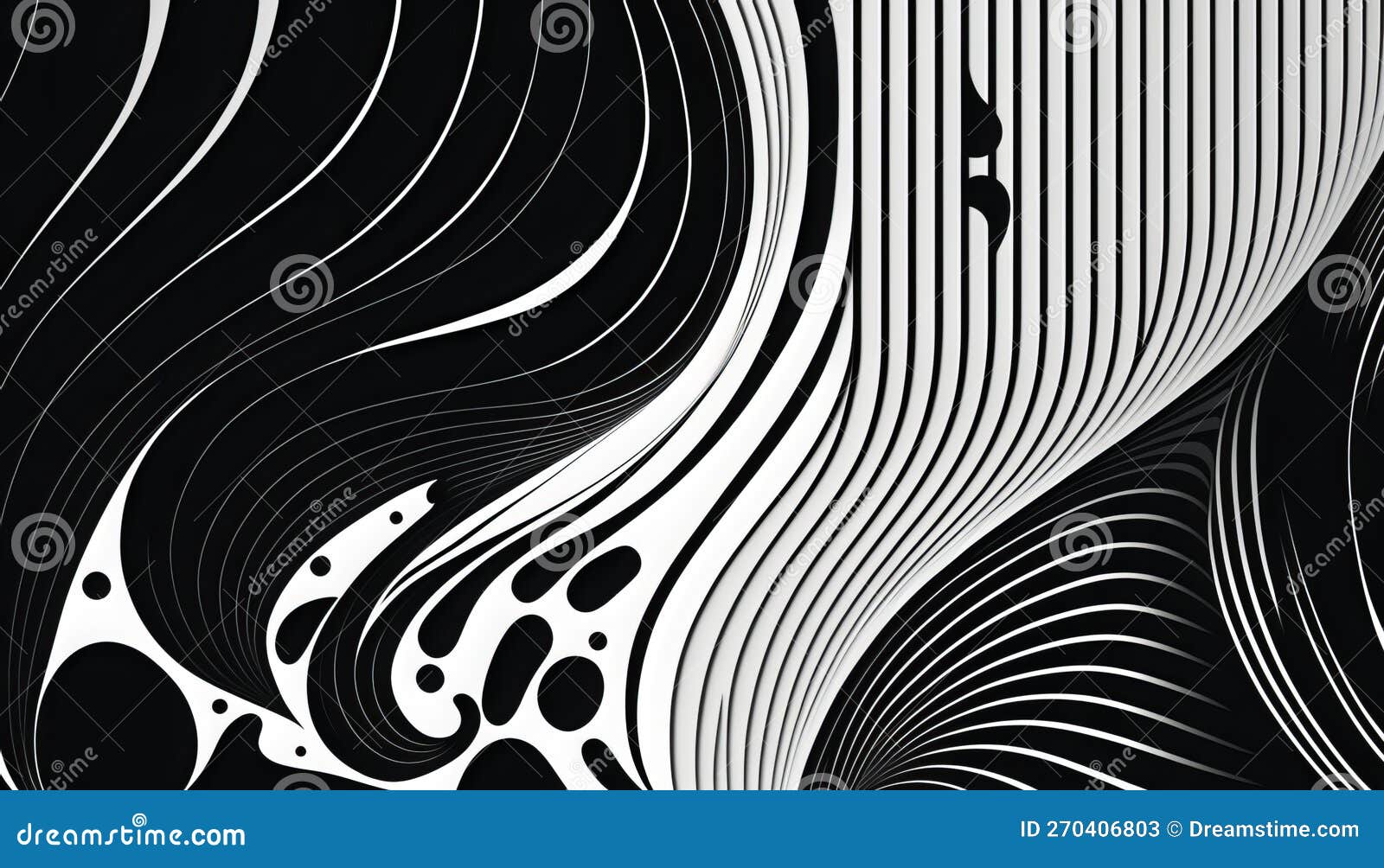 Texture Pattern Minimalist Vector Flow Art. AI Generative. Stock ...