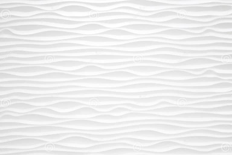 Texture Pattern of Modern White Seamless Wave Wall for Backgroun Stock ...