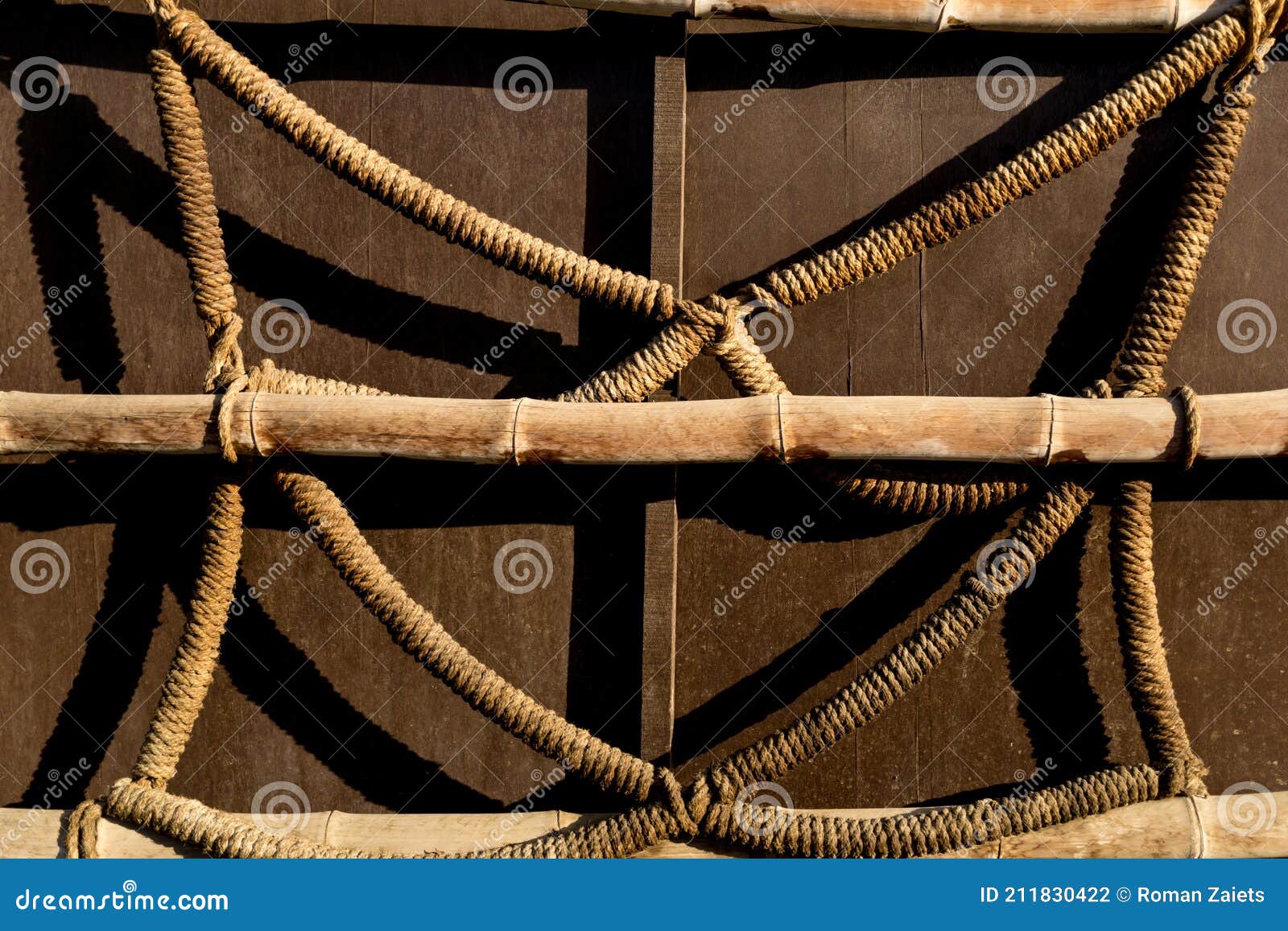 Texture and Pattern of Old Brown Rope Stock Photo - Image of pattern ...