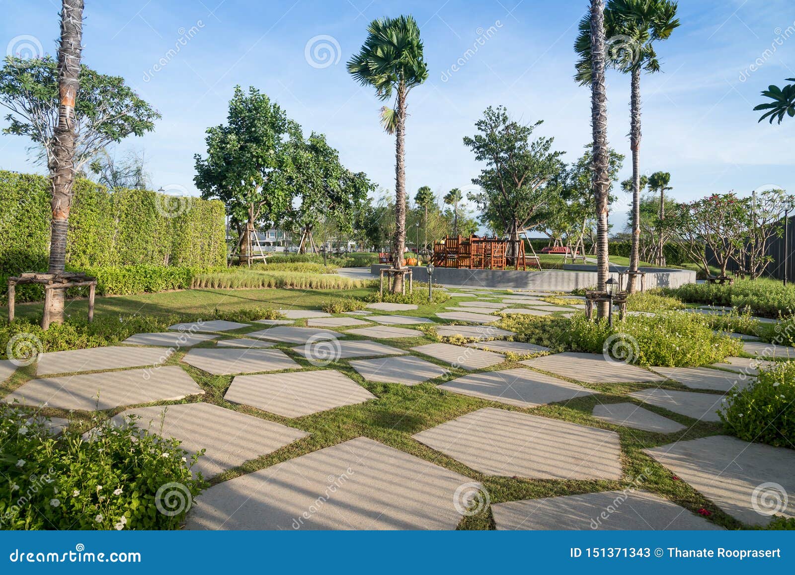 Texture or Pattern of Paving Walkway Stock Image - Image of landscape ...