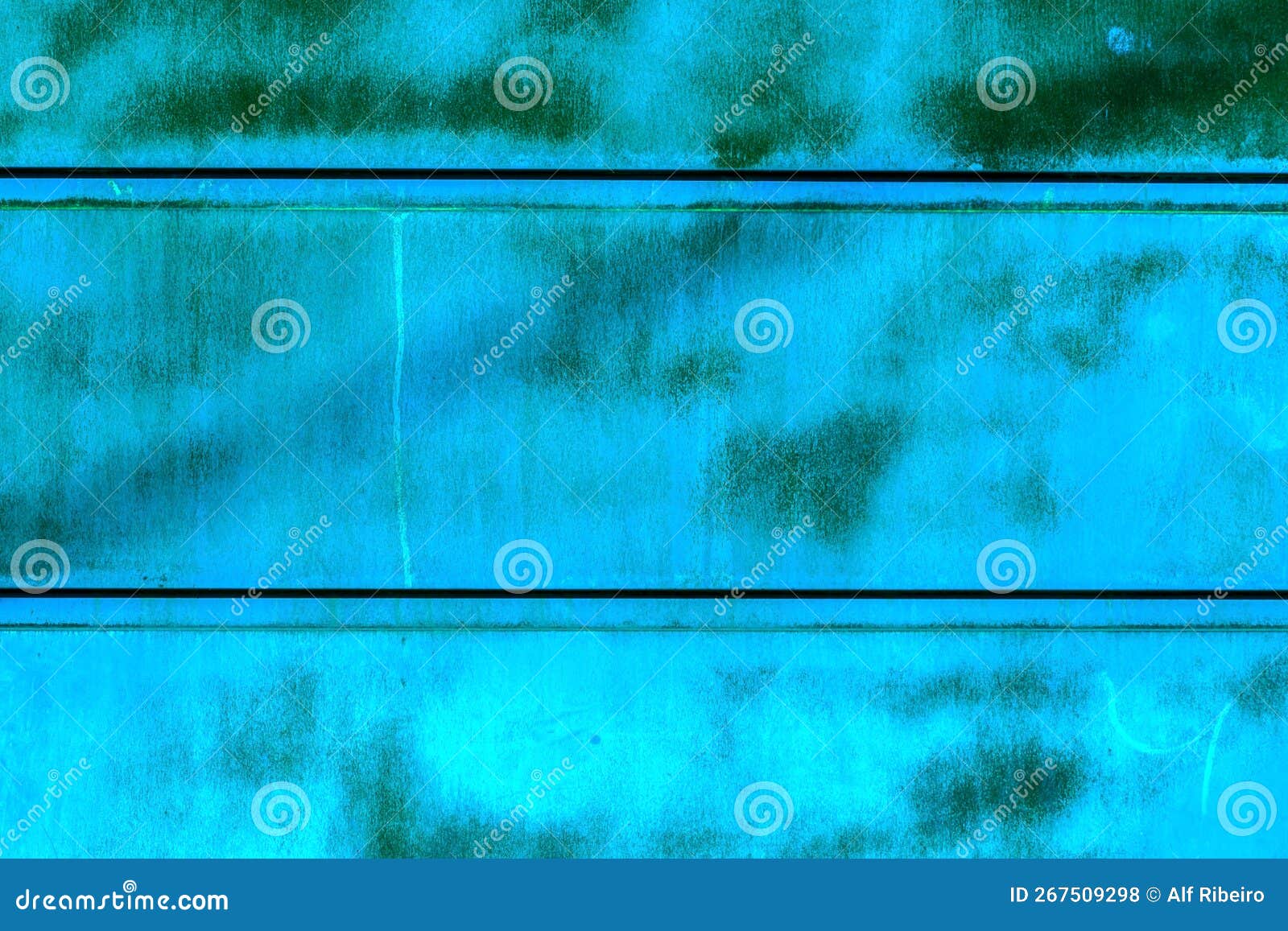 Texture Pattern of Rusty Iron Door Cyan Pintade of Closed Store Stock ...