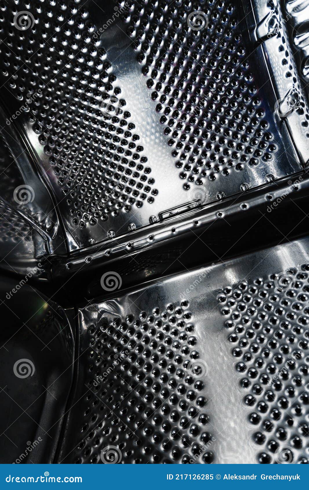 Texture Patterns Inside the Washing Machine Drum Stock Image - Image of ...