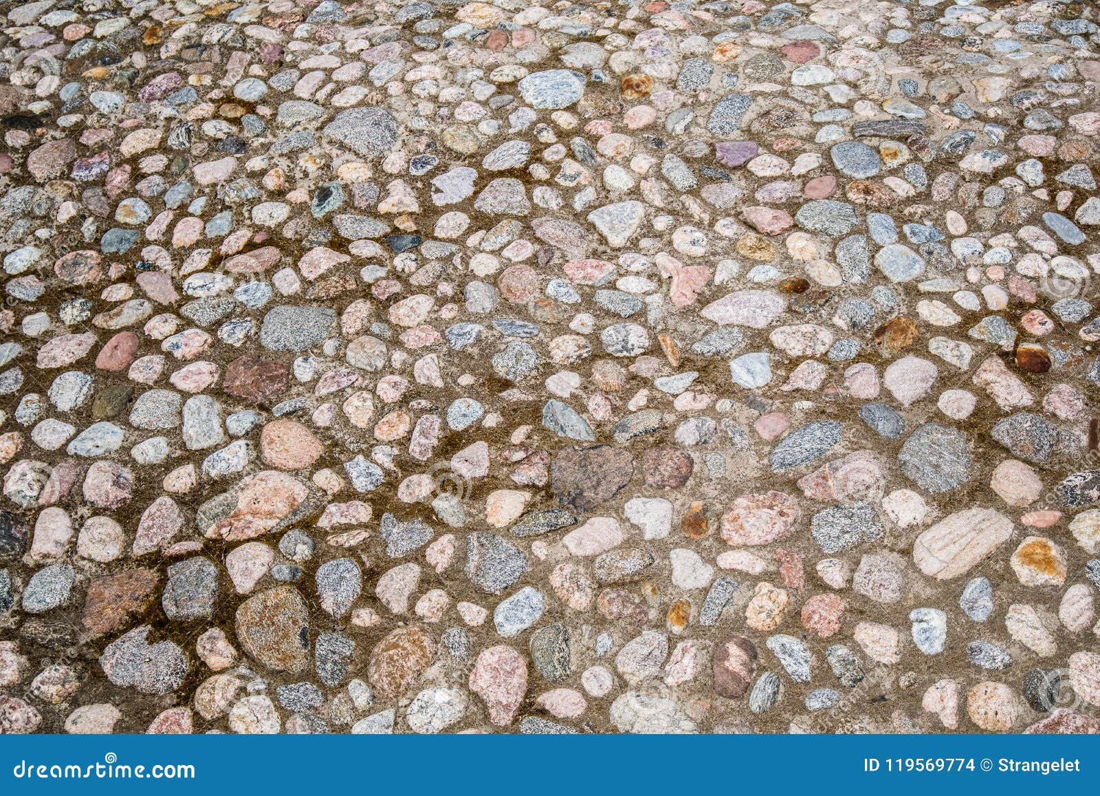 Texture of the Paved Stone Surface. Stock Photo - Image of ground ...