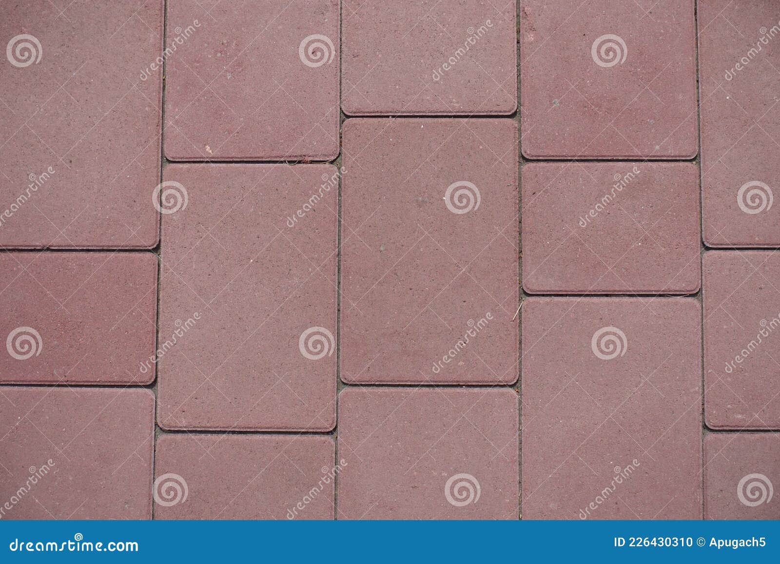 Texture of Pavement Made of Pink Concrete Blocks Stock Photo - Image of ...