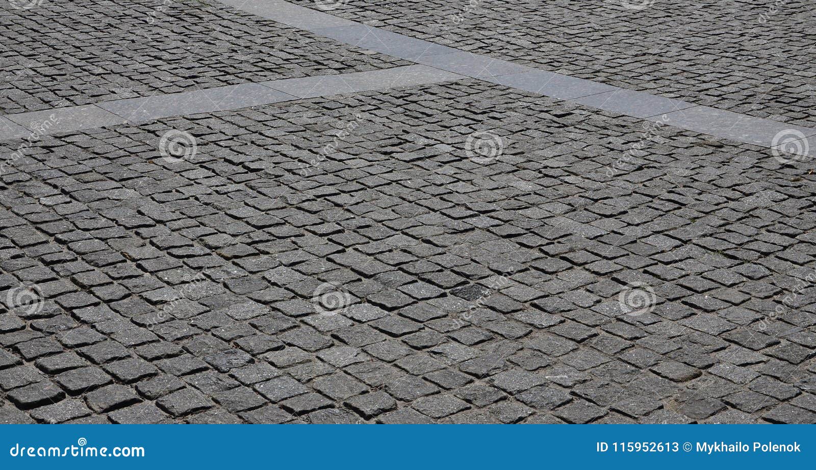 The Texture of the Paving Slab Paving Stones of Many Small Stones of a ...