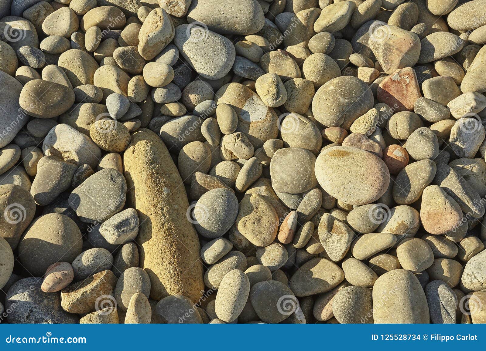 Texture of Pebbles of Different Shapes and Sizes Stock Photo - Image of ...