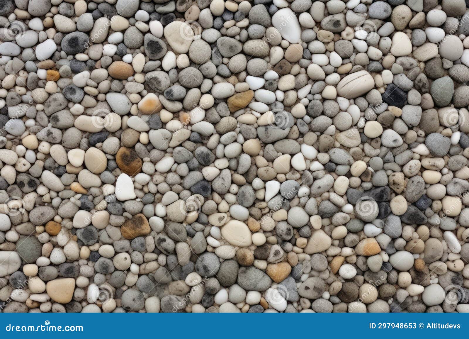 Texture of Pebbles Embedded in Concrete Wall Stock Image - Image of ...