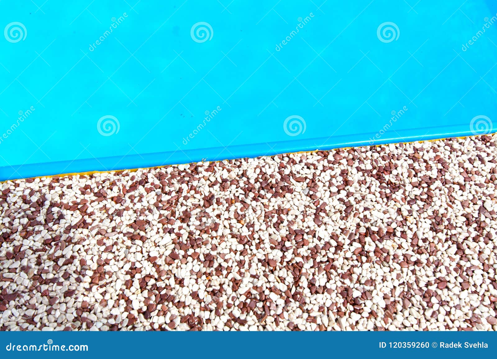 Coloured Concrete Around Pool Stock Photo - Image of outdoor, color ...