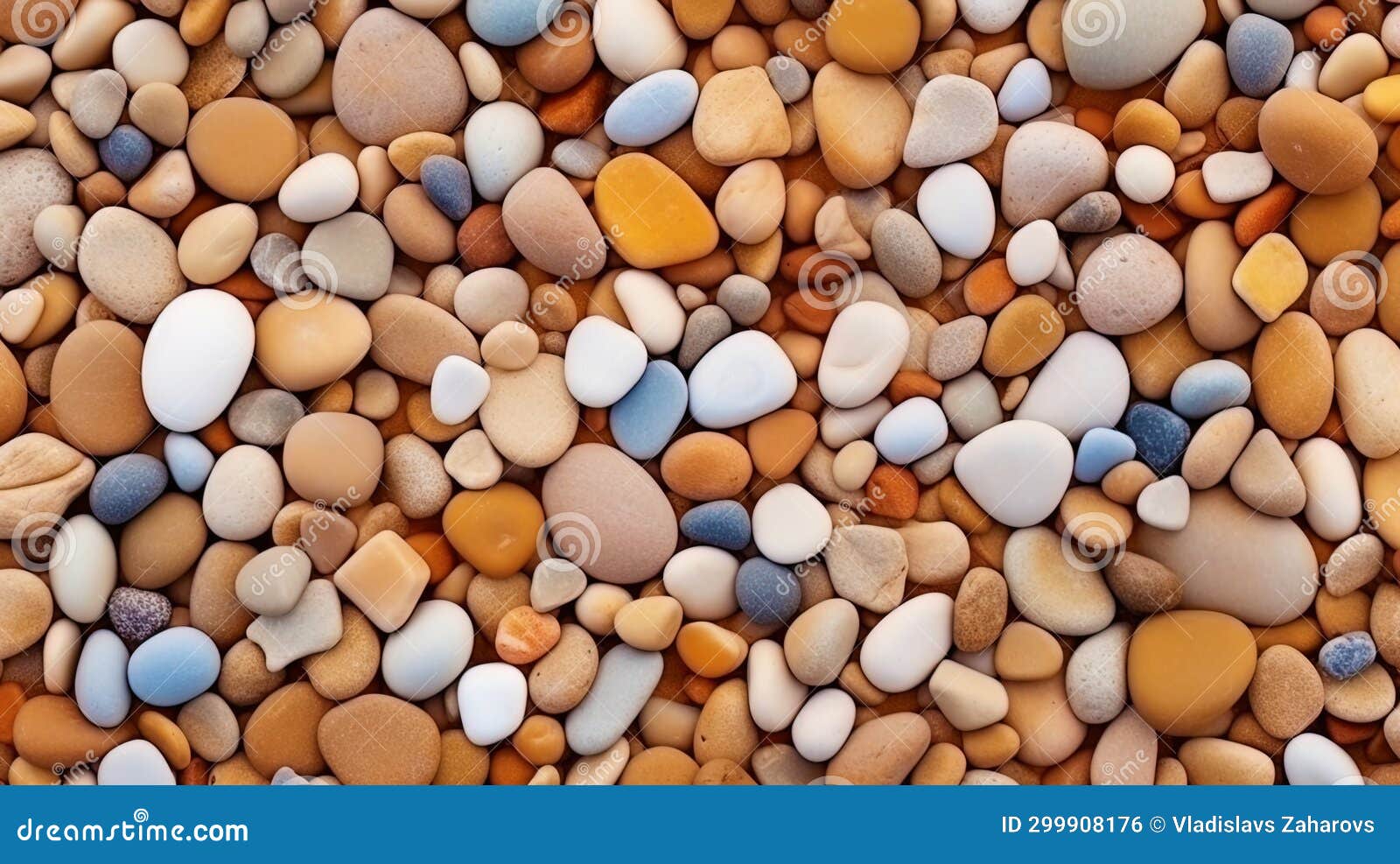 The Texture of the Pebbles on the Sandy Coast Stock Illustration ...