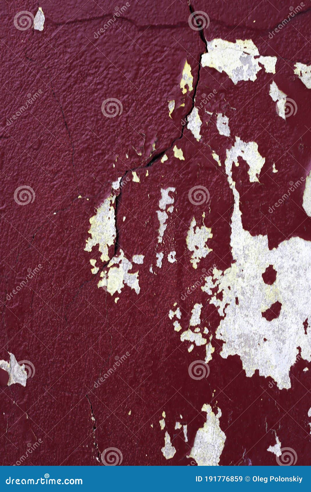 Texture of Peeling Dark Red Paint Stock Image - Image of material ...