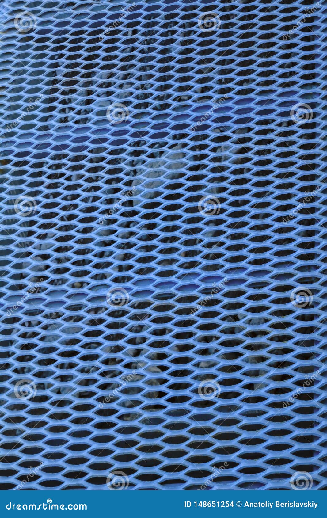 Texture of Perforated Metal. Steel Punched Metal Sheet Stock Photo ...