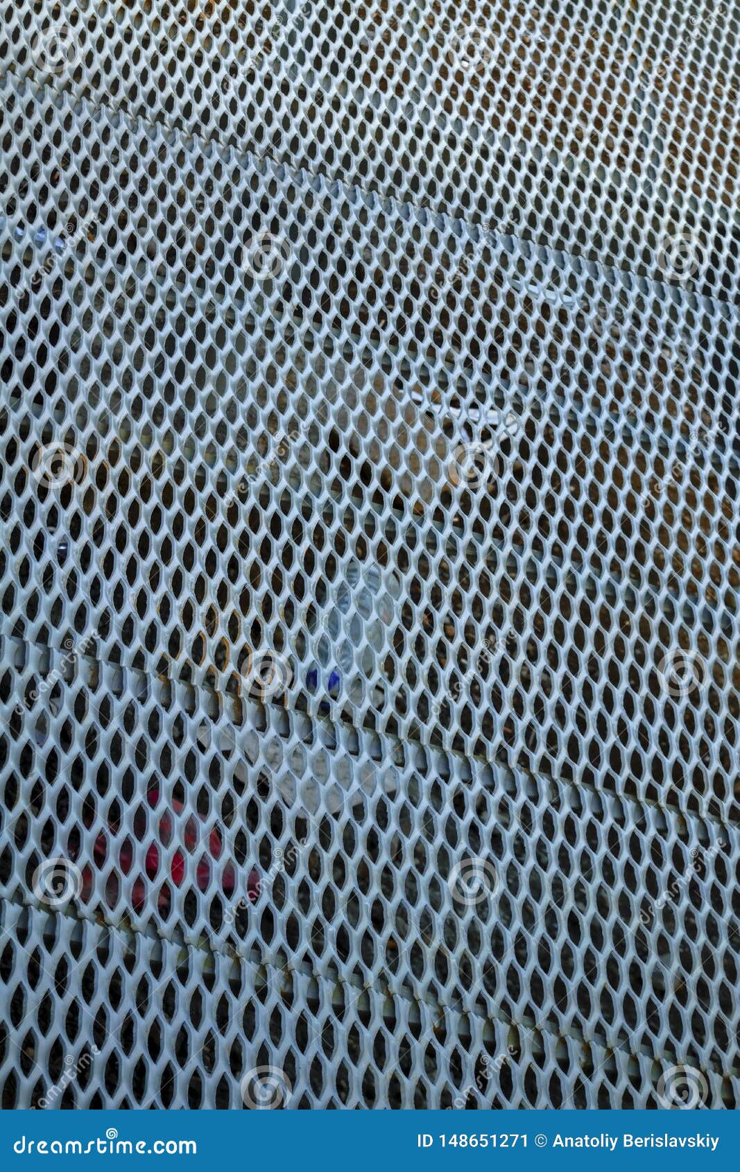 Texture of Perforated Metal. Steel Punched Metal Sheet Stock Image ...