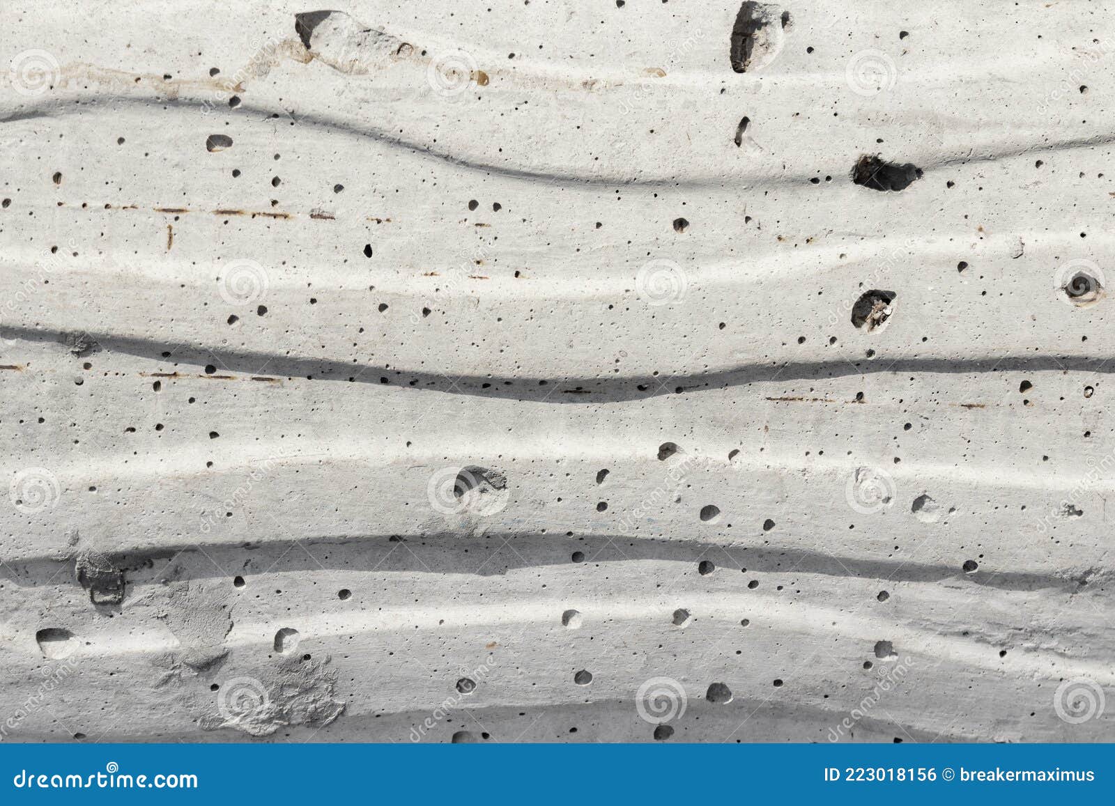 Texture Photo of Wavy Concrete Pattern Stock Photo - Image of building ...