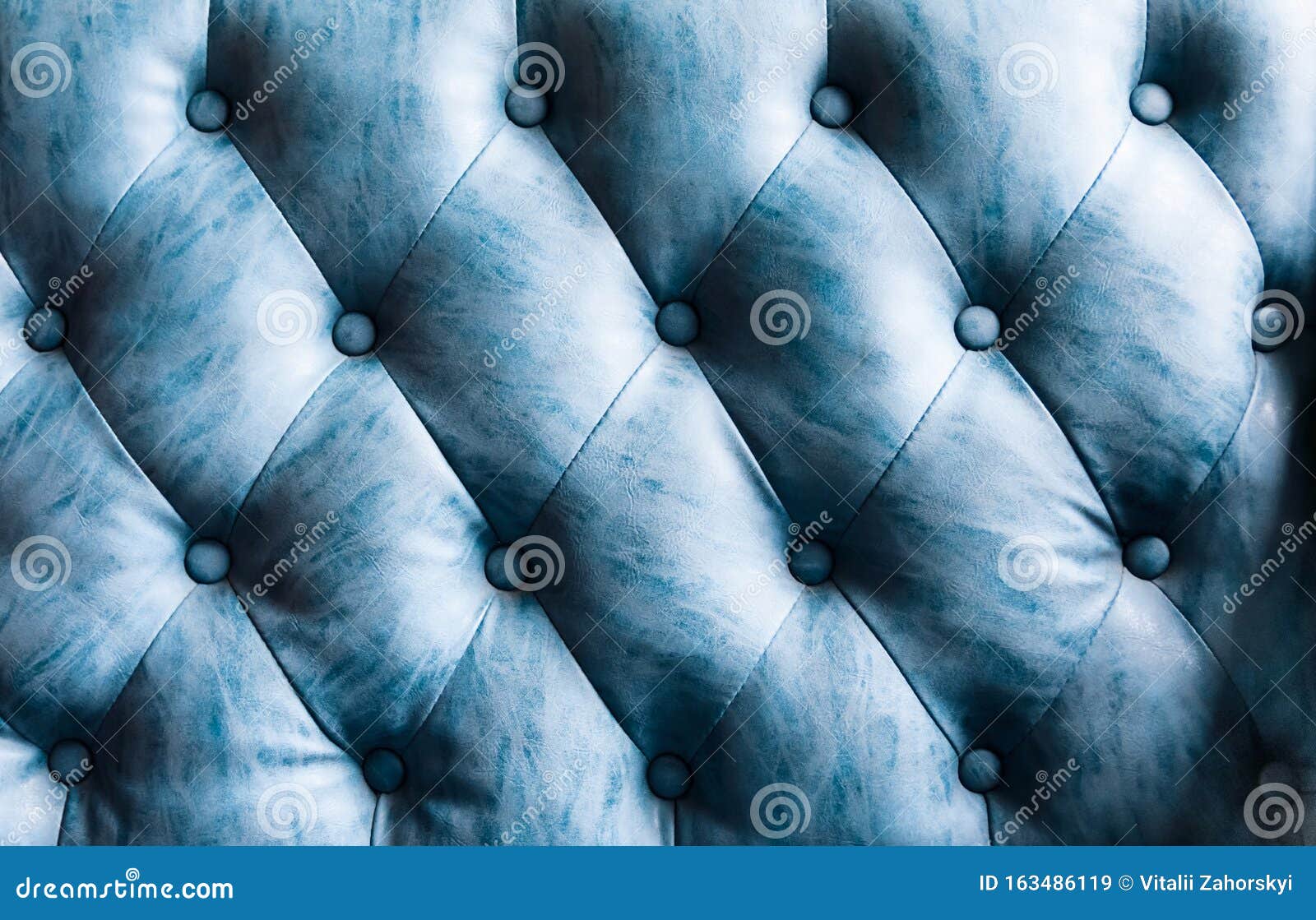 Texture, Photograph of the Blue Back of the Sofa Stock Image - Image of ...