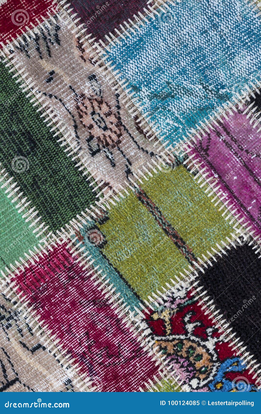 Texture of a Piece of Old Carpet Stock Image - Image of knot, ornament ...