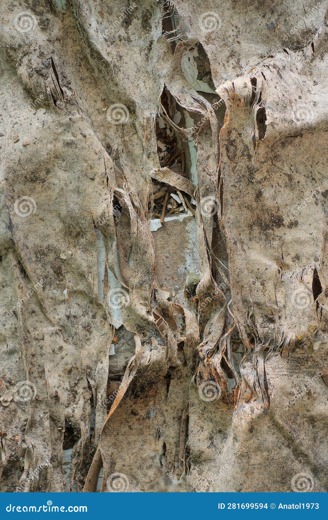 Texture from a Piece of Old Gray Dirty Torn Fabric Stock Photo - Image ...