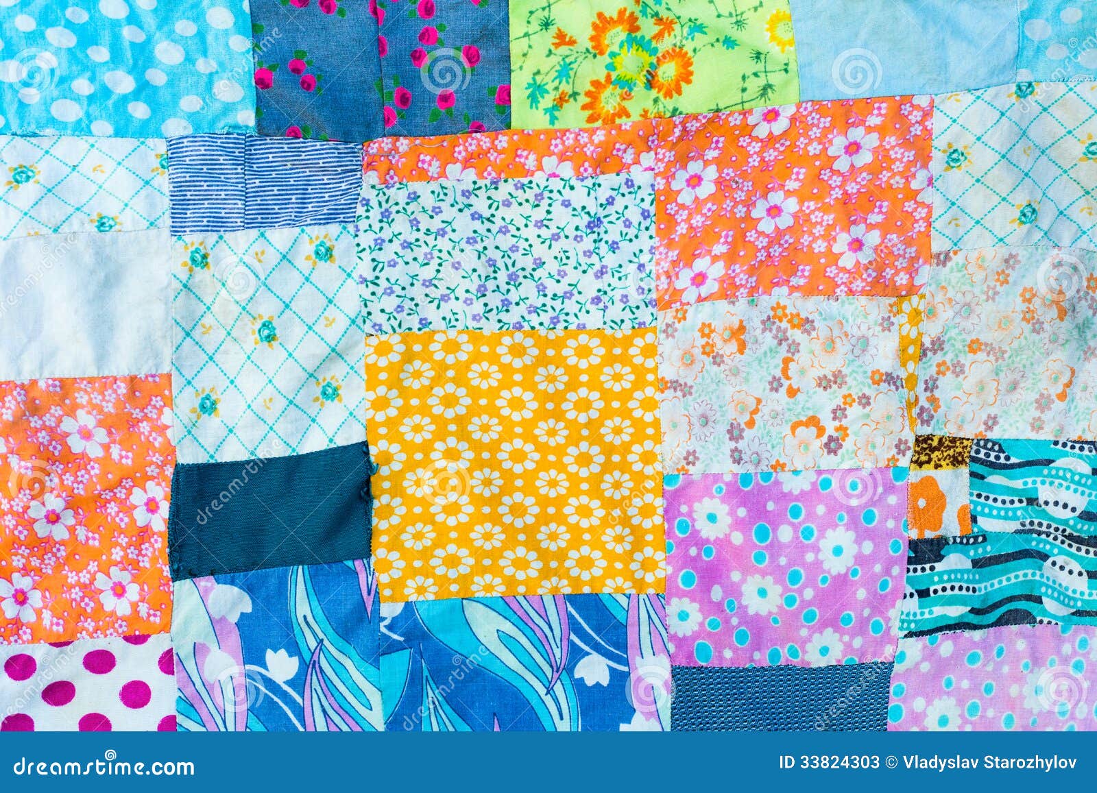 The Texture of the Pieces of Fabric Stock Image - Image of blanket ...