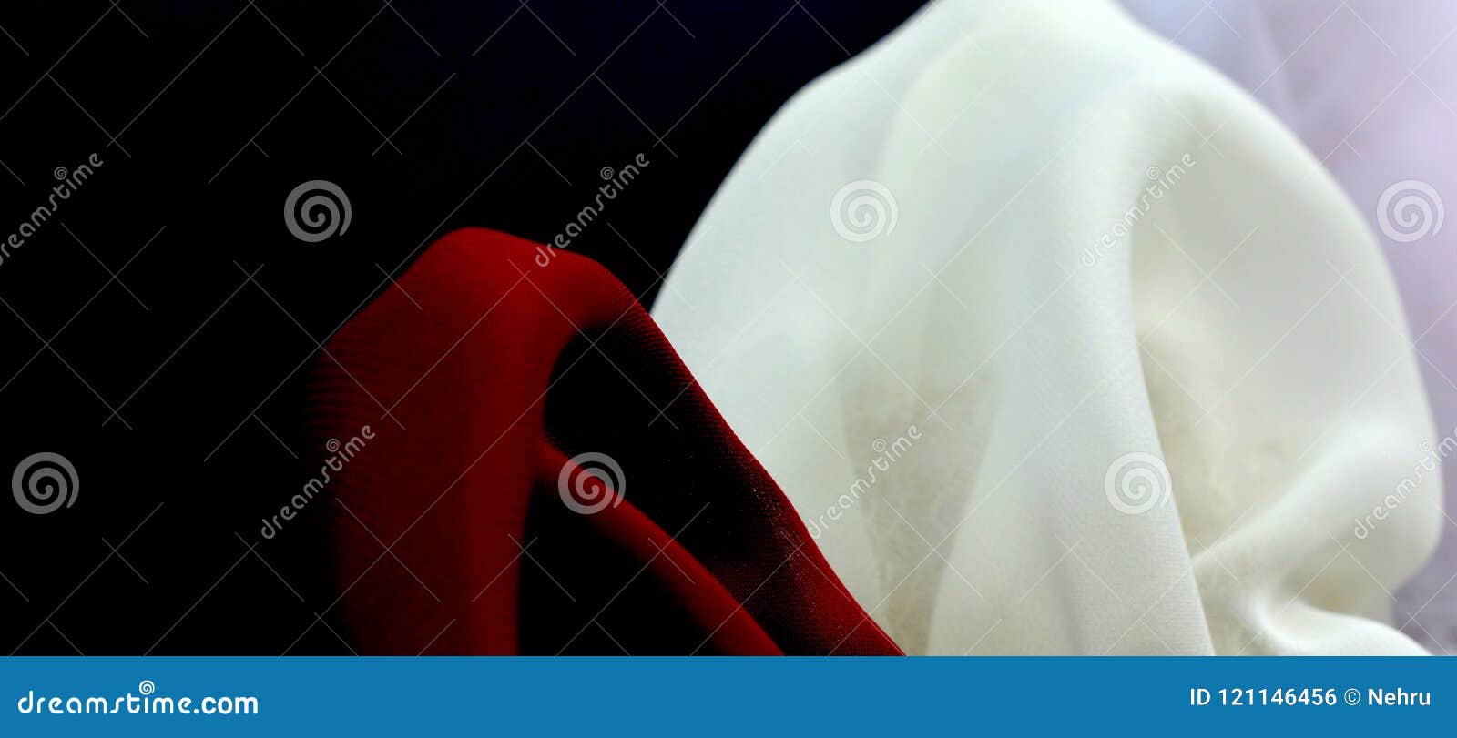Texture of a Pieces of Fabric Stock Photo - Image of crease, pleated ...