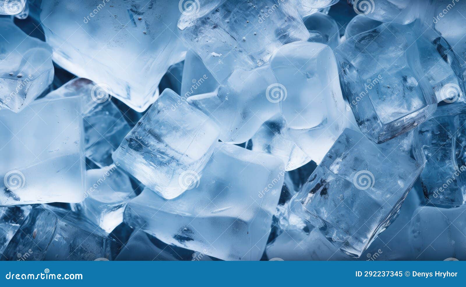 Texture of Pieces of Ice Blue Light Background. Stock Image - Image of ...