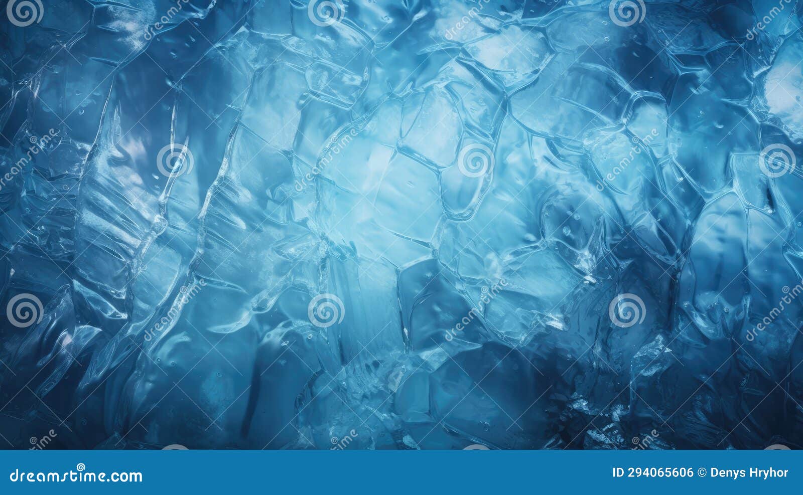 Texture of Pieces of Ice Blue Light Background Stock Illustration ...