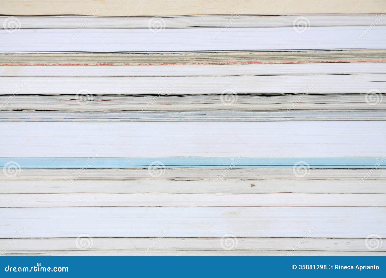 Texture of a Pile of Books and Magazines Stock Photo - Image of ...