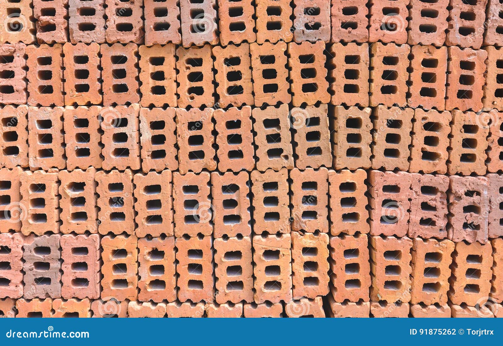 Texture of a Pile of Bricks. Stock Photo - Image of pile, bricks: 91875262