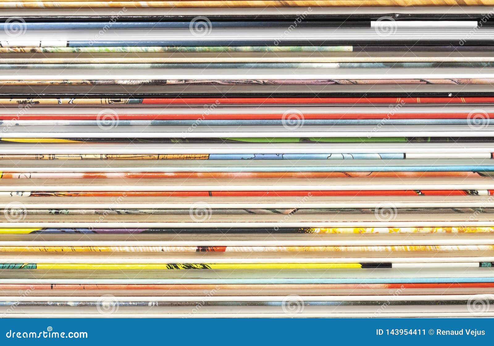 Texture with the Pile of Comics Book Stock Image - Image of pile ...