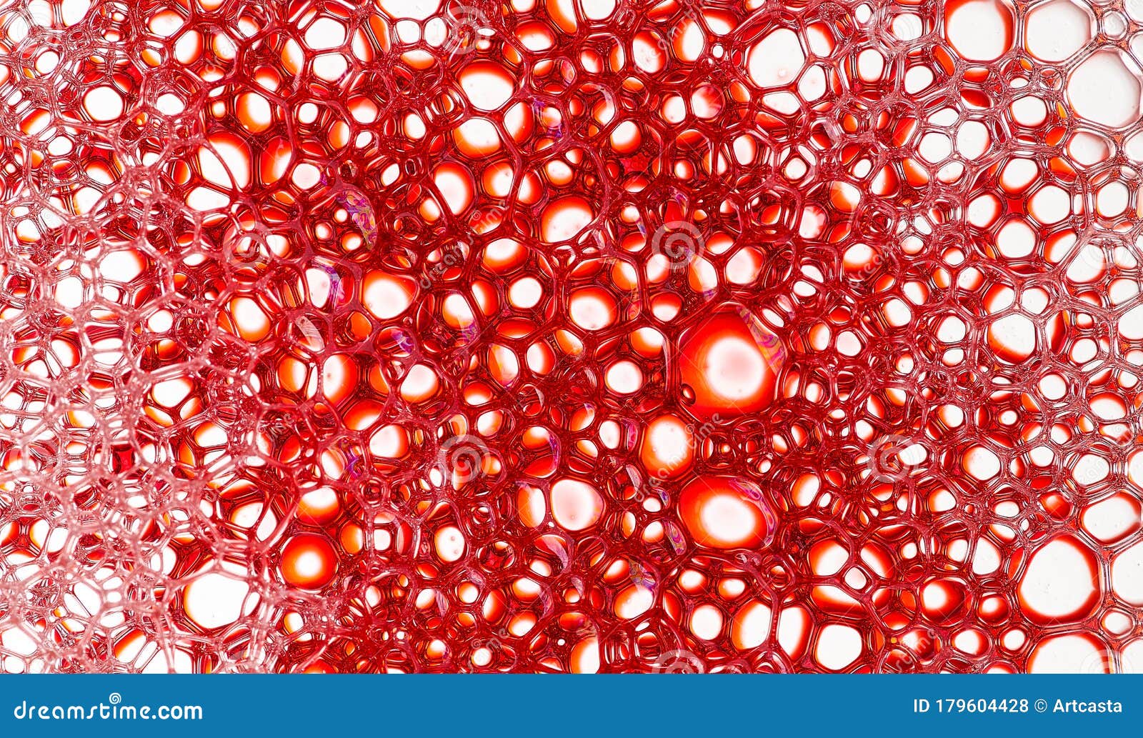 Texture of Red Soap Foam. Abstract Background Stock Photo - Image of ...