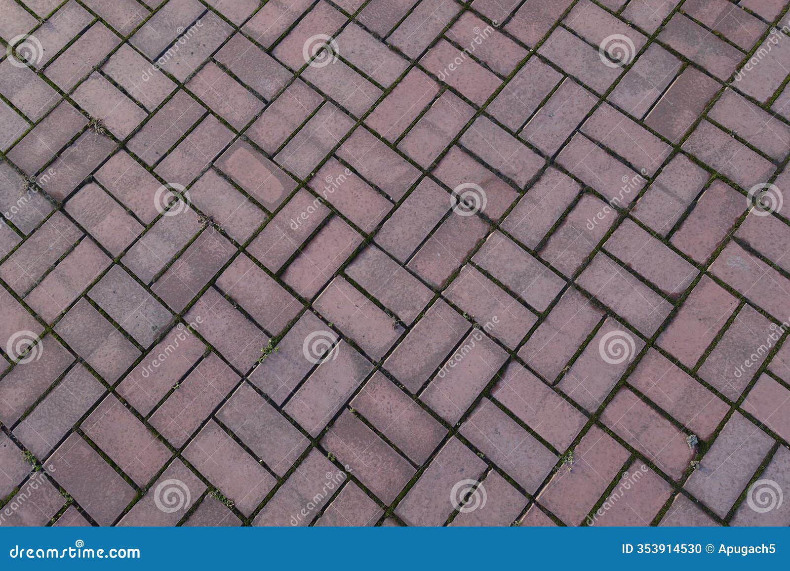 Texture of Pink Concrete Pavement with Double Basket-weave Layout Stock ...