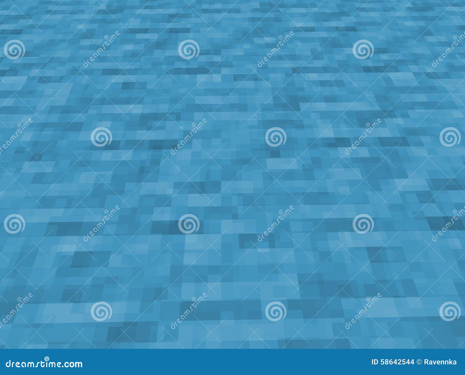 Texture of Pixelated Flowing Water Stock Illustration - Illustration of ...