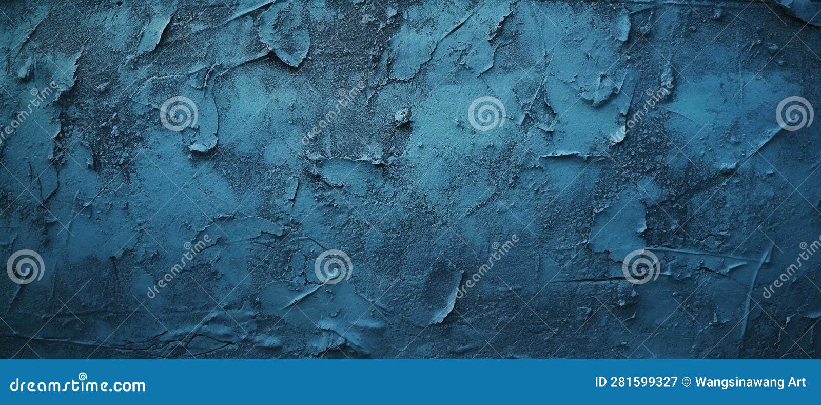 Texture Plaster on the Wall in Dark Blue Black AI Generated Image Stock ...