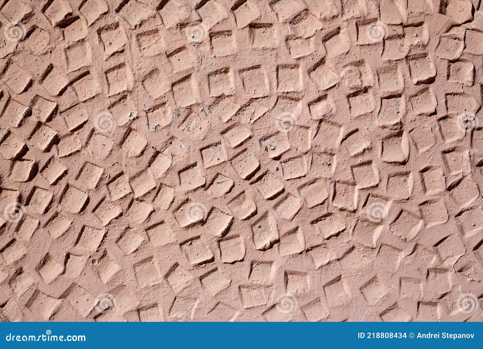 The Texture of the Plastered Wall. Rough Corrugated Cement Surface ...
