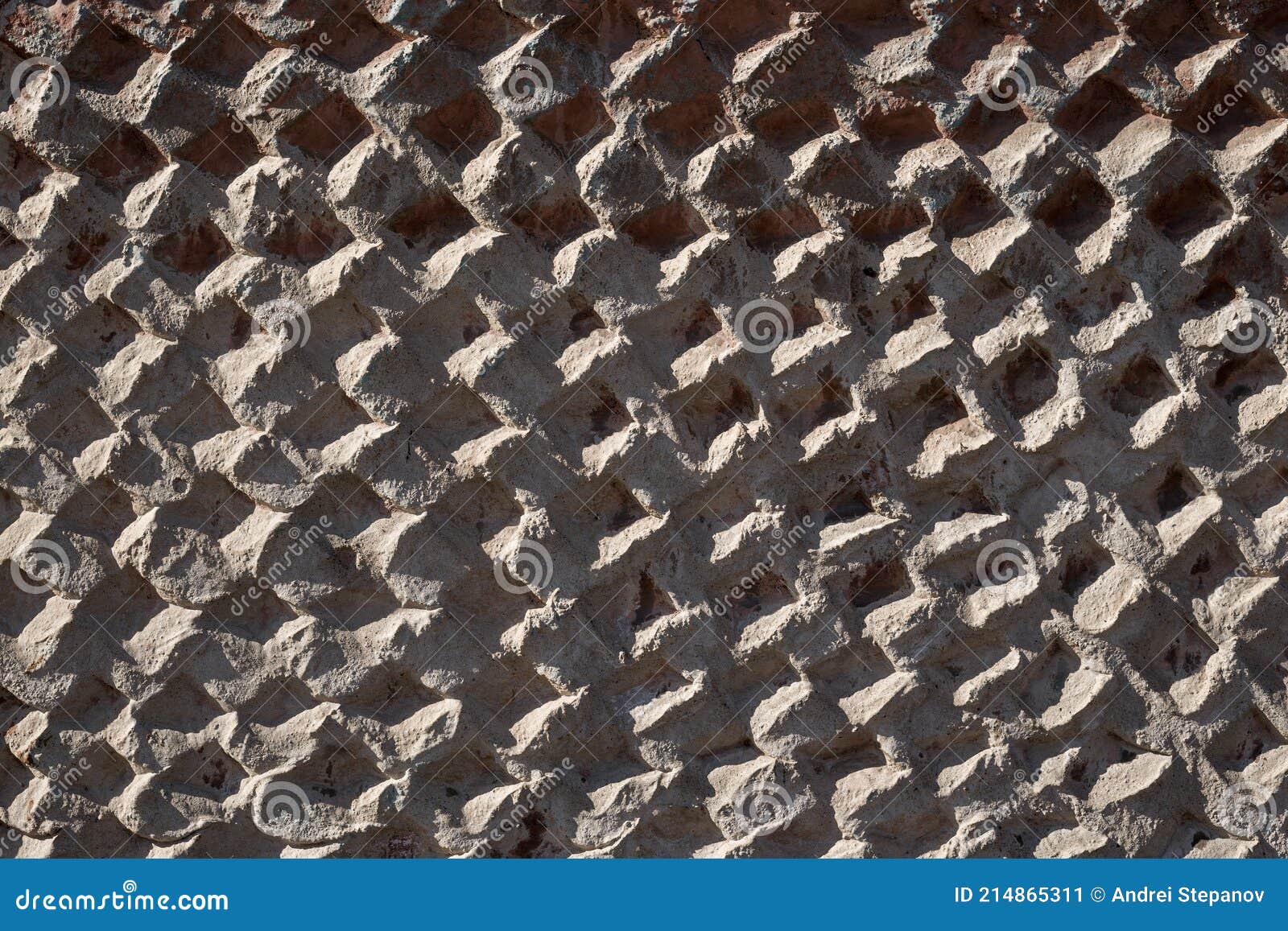 The Texture of the Plastered Wall. Rough Corrugated Cement Surface ...