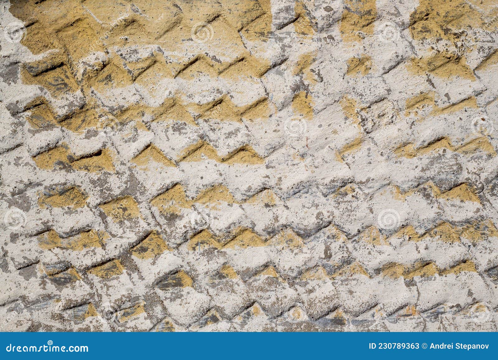 The Texture of the Plastered Wall. Rough Corrugated Cement Surface ...