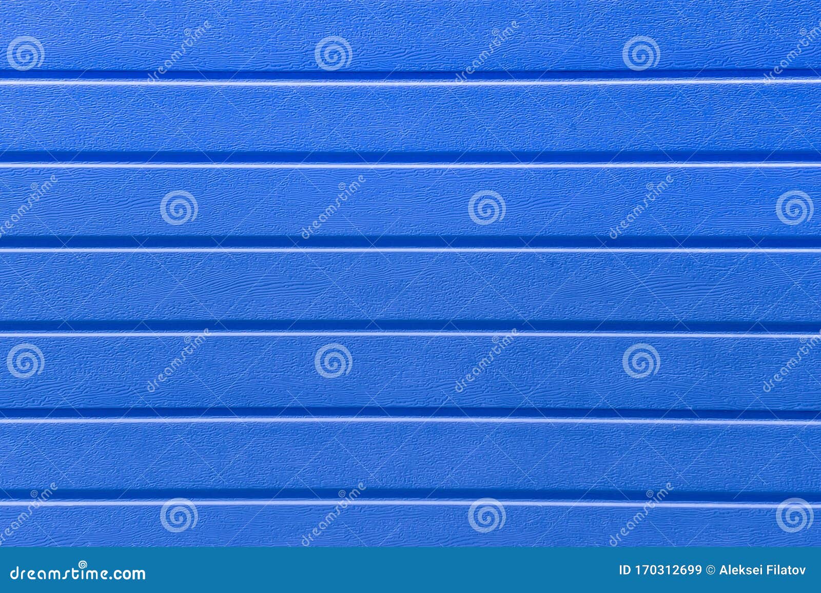 Blue Texture Plastic Lines, Horizontal. Background, Fence, Surface ...