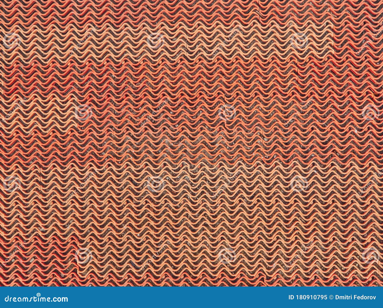 The Texture of the Plastic Grille is Red. Wave Pattern Stock Image ...