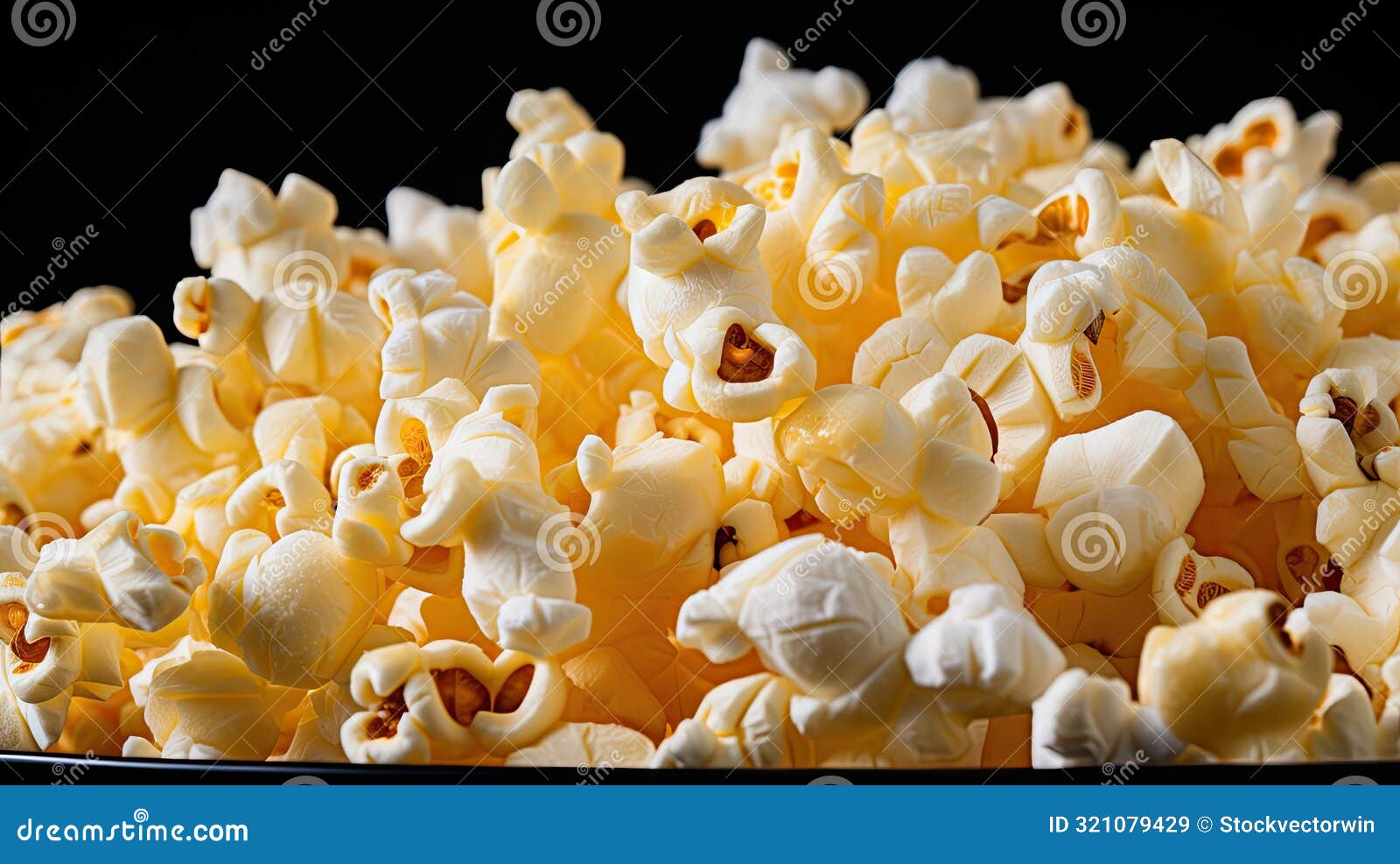 Texture Pop Corn Background Stock Illustration - Illustration of shiny ...