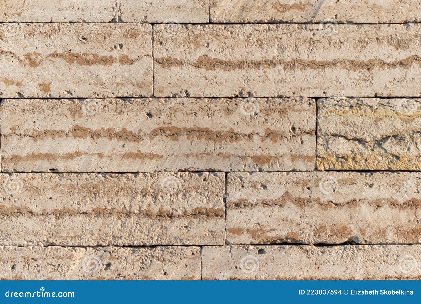 The Texture of a Porous Light Brick Close-up. Stock Photo - Image of ...