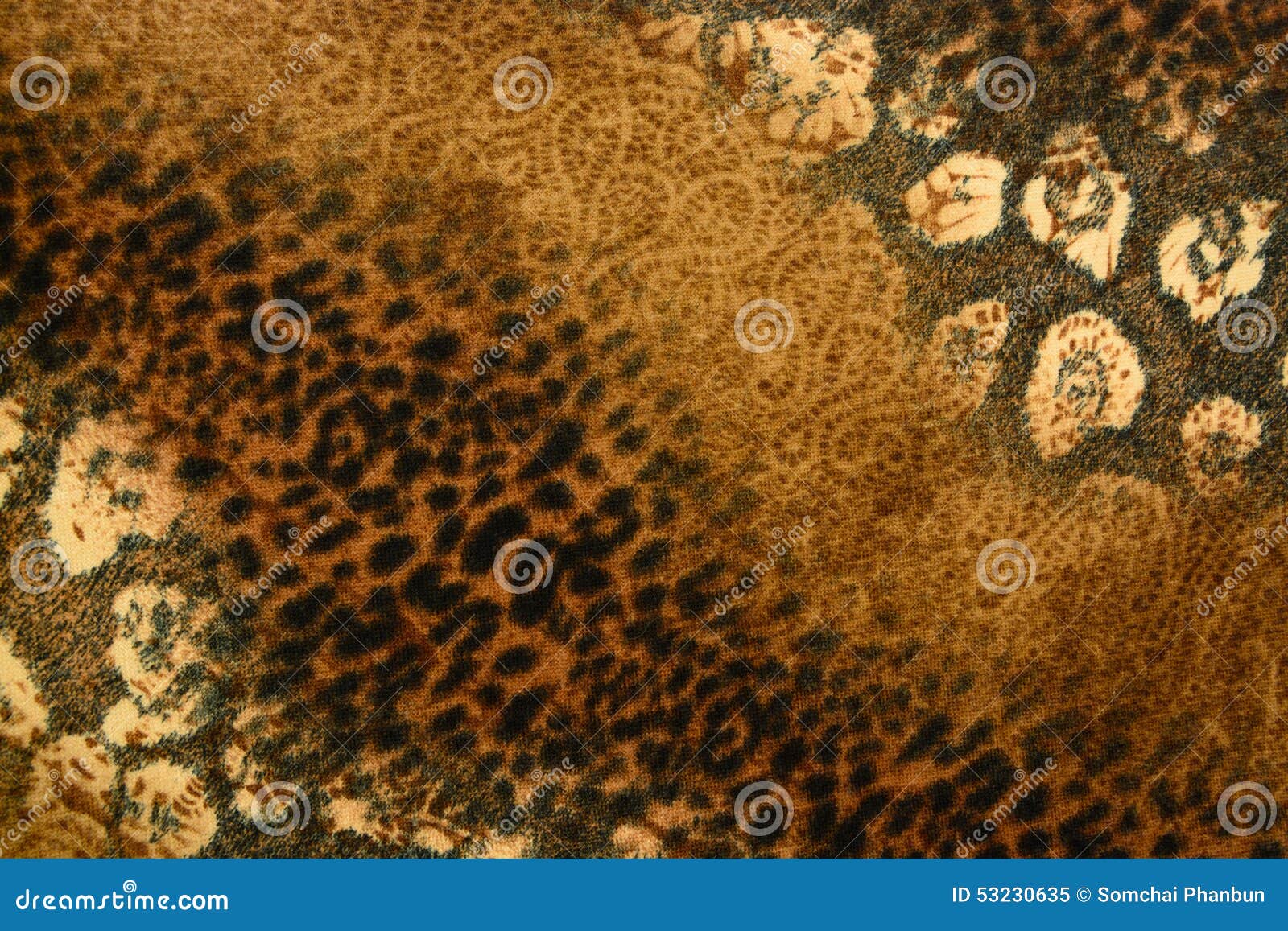 Texture of Print Fabric Striped Leopard for Background Stock Image ...