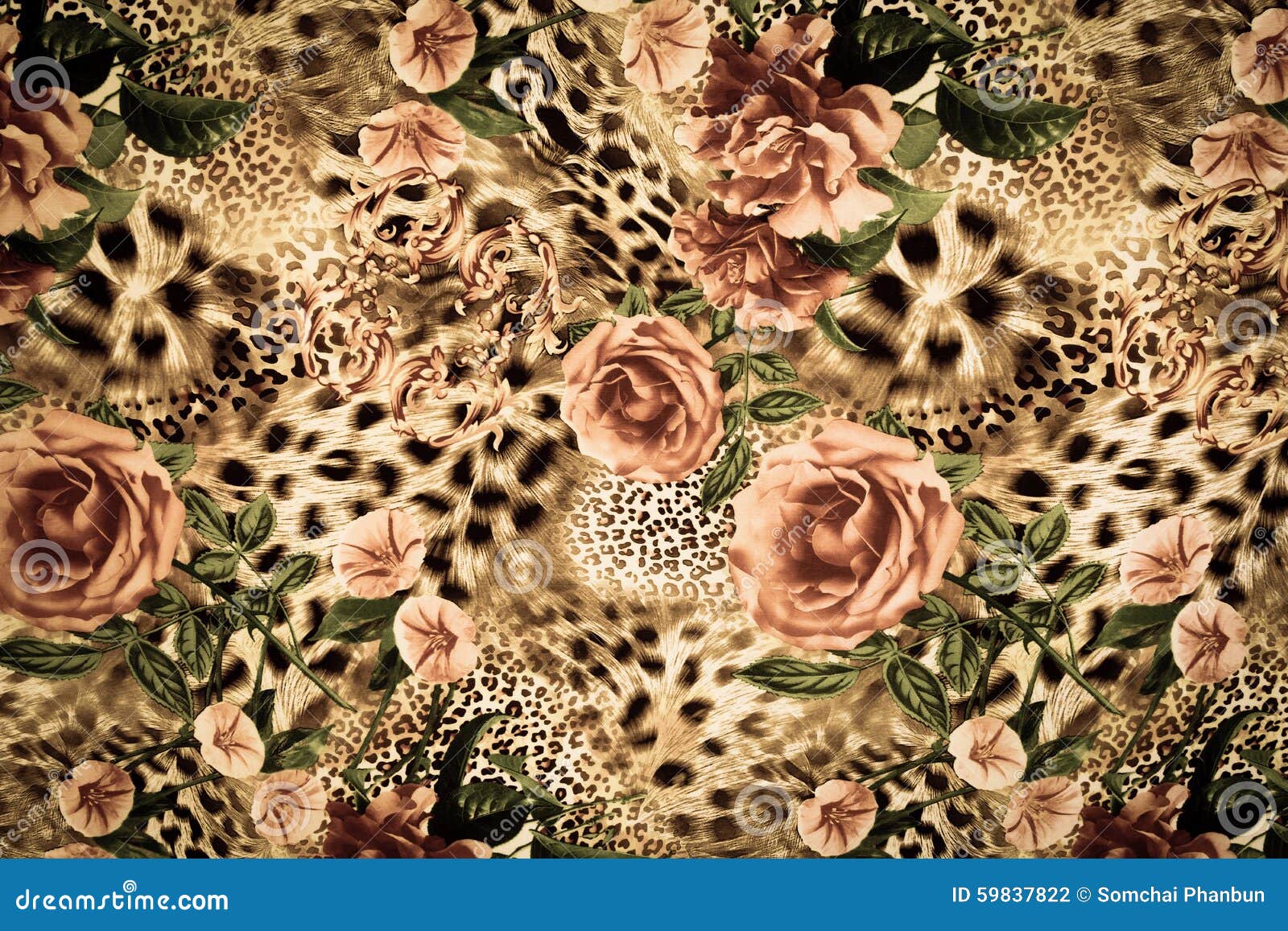 Leopard Background Texture Safari Pattern Leopard Print Fabric Material ...